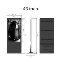 China 43 Inch Floor Standing Digital Signage 1080p WiFi Network Player for Mall Advertising for sale