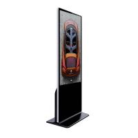 China 43 Inch Floor Standing Digital Signage 1080p WiFi Network Player for Mall Advertising for sale