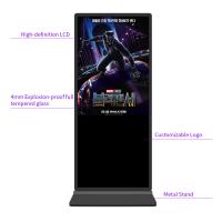 China Interior Floor Standing Digital Signage 55 Inch / Floor Standing Kiosk for sale