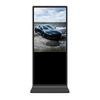China 43 Inch Floor Standing Digital Signage with Capacitive Touch Screen WiFi Network i3 Processor for sale