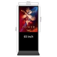 China Windows I3 Self Service Touch Screen Kiosks 49 Inch Advertising Media Player for sale