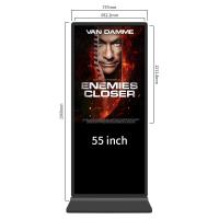 China Windows I3 Self Service Touch Screen Kiosks 49 Inch Advertising Media Player for sale