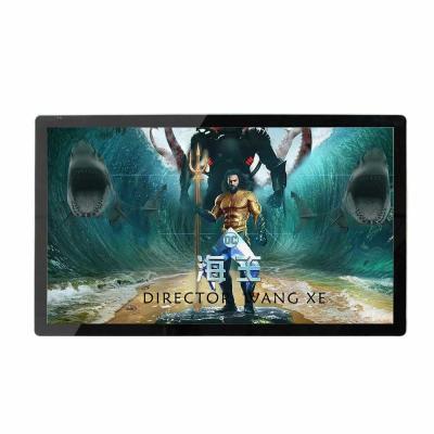 China 65 Inch Wall Mounted Digital Signage Non Touch Screen 1920x1080 LCD Display for Beverage Shop for sale