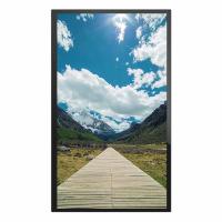 China Wall Mountable Lcd Advertising Player 55 Inch Touch Screen For Bank Entrance for sale