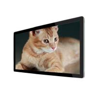 China 65 Inch Wall Mount Digital Signage Player Non Touch Screen 1920x1080 for Bank Entrance for sale