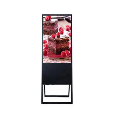 China 50 Inch Indoor LCD Digital Signage Kiosk 1920x1080 Android 6.0 Advertising Display for sale
