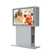 China 75 inch Outdoor Touch Screen Kiosk / Android Based Standing Digital Signage for sale