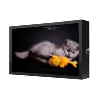 China 55 Inch Outdoor Digital Signage Display Wall Mounted 1500cd/m2 High Brightness IP65 Waterproof for sale