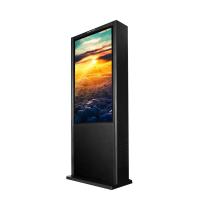 China 43 Inch Digital Led Advertising Board Floor Standing Nano Touch Outside for sale