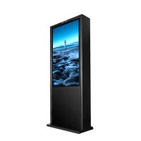 China 43 Inch Digital Led Advertising Board Floor Standing Nano Touch Outside for sale