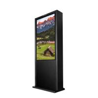 China 43 Inch Digital Led Advertising Board Floor Standing Nano Touch Outside for sale