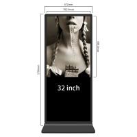 China Mobile Android System Floor Standing Digital Signage / 32 Inch Digital Kiosk Display for sale