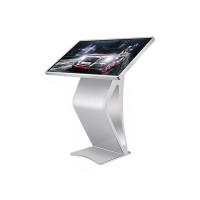 China 55 Inch Android Touch Screen Kiosk 1080P Capacitive Touch Floor Standing Display for sale