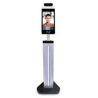 China Vertical Human Body Temperature Infrared Thermometer Face Recognition For Publics for sale