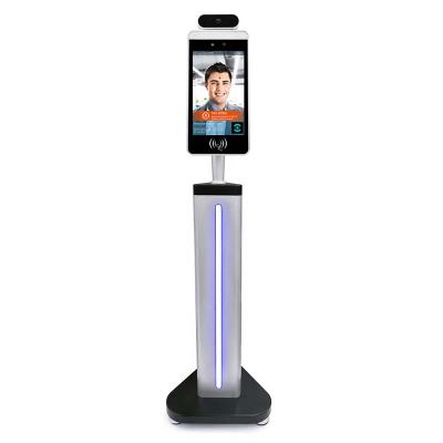 China Vertical Human Body Temperature Infrared Thermometer Face Recognition For Publics for sale