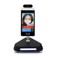 China Vertical Human Body Temperature Infrared Thermometer Face Recognition For Publics for sale