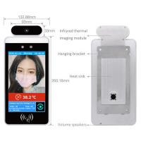 China Vertical Human Body Temperature Infrared Thermometer Face Recognition For Publics for sale