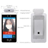China 8 Inch AI Face Recognition Thermal Camera Screen Infrared Body Temperature Measurement Device for sale
