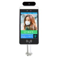 China 8 Inch Face Recognition Infrared Thermometer with Android System 0.3°C Accuracy for sale