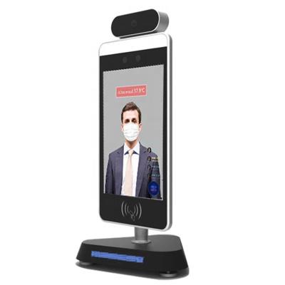China 8 Inch Face Recognition Thermometer 200W Camera Android 7.1 2GB RAM 8GB Storage for sale