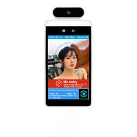 China 8 Inch Face Recognition Thermometer 200W Camera Android 7.1 2GB RAM 8GB Storage for sale