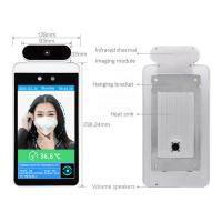 China 8 Inch Face Recognition Thermometer 200W Camera Android 7.1 2GB RAM 8GB Storage for sale