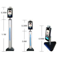 China Android 8 Inch Face Recognition Terminal with Infrared Thermometer and Mask Detection for sale