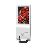 China 21.5 Inch Floor Standing Digital Signage with Hand Sanitizer Dispenser 1920x1080 for sale