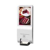 China 21.5 Inch Non Touch Floor Standing Digital Signage Hand Sanitizer Dispenser 3L for sale