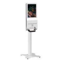 China Freestand Digital Signage Hand Sanitizer Android Advertising Players for sale