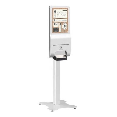 China 21.5 Inch Android Floor Standing Hand Sanitizer Dispenser Digital Signage Display 1920x1080 for sale