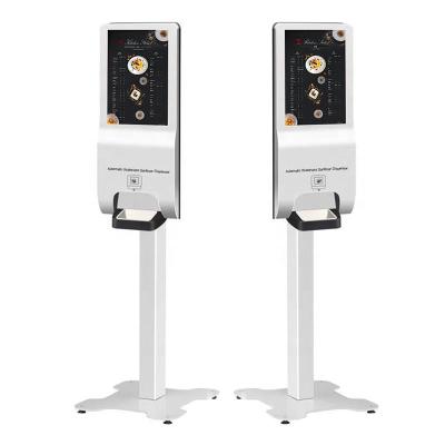 China ABS Floor Standing Digital Signage Display Hand Sanitiser Dispenser Wall Mounted for sale