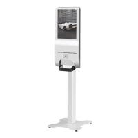 China Floor Standing Hand Sanitizer Dispenser with 21.5 Inch Digital Signage Screen 1920x1080 for sale
