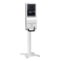 China Floor Standing Hand Sanitizer Dispenser with 21.5 Inch Digital Signage Screen 1920x1080 for sale