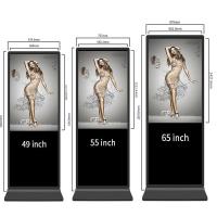 China Android 43 Inch Floor Standing Digital Signage Capacitive Tablet LCD for sale