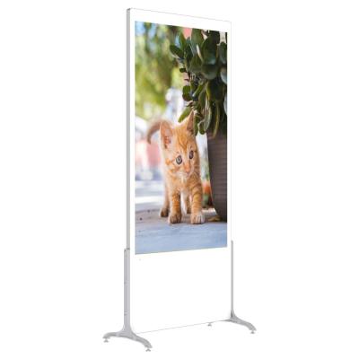 China Free Standing Capacitive Touch Screen Digital Signage Led Advertising Billboard for sale