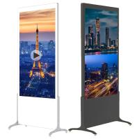 China Ultra Thin Floor Standing Advertising Display Digital Signage For Supermarket for sale