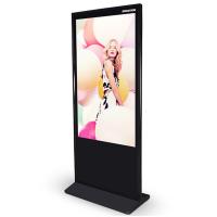 China 500 nits 55'' Floor Standing Digital Signage Multi Language Support Advertising for sale