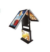 China 49 Inch Double Sided Outdoor Digital Signage Kiosk 2000nits Sunlight Readable WiFi Touch Screen for sale