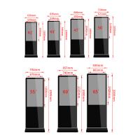 China Capacitive Touch 55 Inch Floor Standing Advertising Display Digital Signage for sale