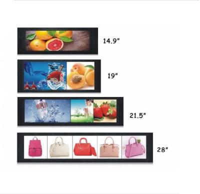 China 28 Inch Stretched Bar Display 700 Nits Digital Signage Advertising Player for sale