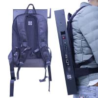 China GPS Human Walking Backpack LCD Touch Screen Digital Signage Advertising Display for sale