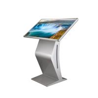 China KINDLO 32 Inch Indoor Stand Digital Signage Kiosk 450cd/m2 Slim Design Airport Guiding Menu for sale