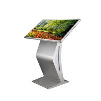 China KINDLO 32 Inch Indoor Stand Digital Signage Kiosk 450cd/m2 Slim Design Airport Guiding Menu for sale