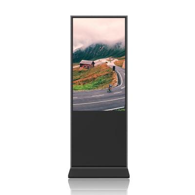 China Floor Standing Advertising Display Touch Screen Panel 4k HD Smart Screen Kiosk for sale