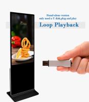 China 49 Inch Ultra Slim LCD Player Advertising Display Digital Advertising Machine for sale