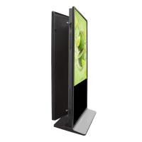 China 55 Inch Dual Touch Screen Digital Signage Floor Standing Kiosk 1920x1080 for sale