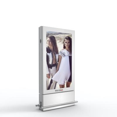 China 86 Inch Aluminum Indoor Digital Signage Display Floor Stand or Wall Mount 4K for sale