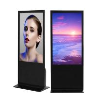 China 43 Inch Indoor Vertical Digital Signage Kiosk Aluminum Alloy Sheet Metal 10 Point Capacitive Touch for sale