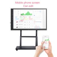China Infrared Touch Digital Smart Whiteboard Touch Screen Educational Board 60Hz for sale